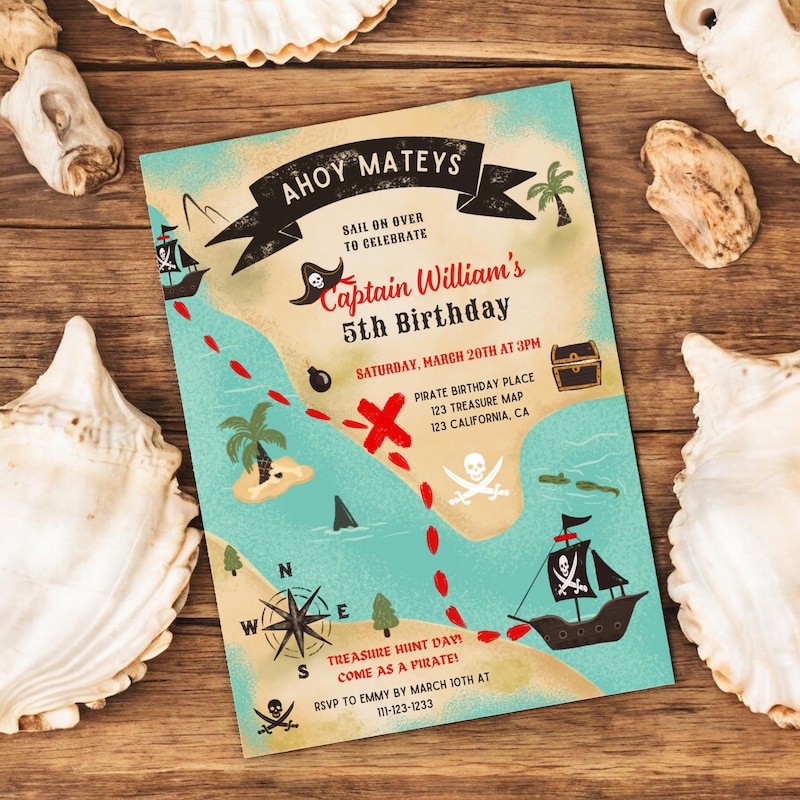 Pirates With Treasure Maps - Etsy