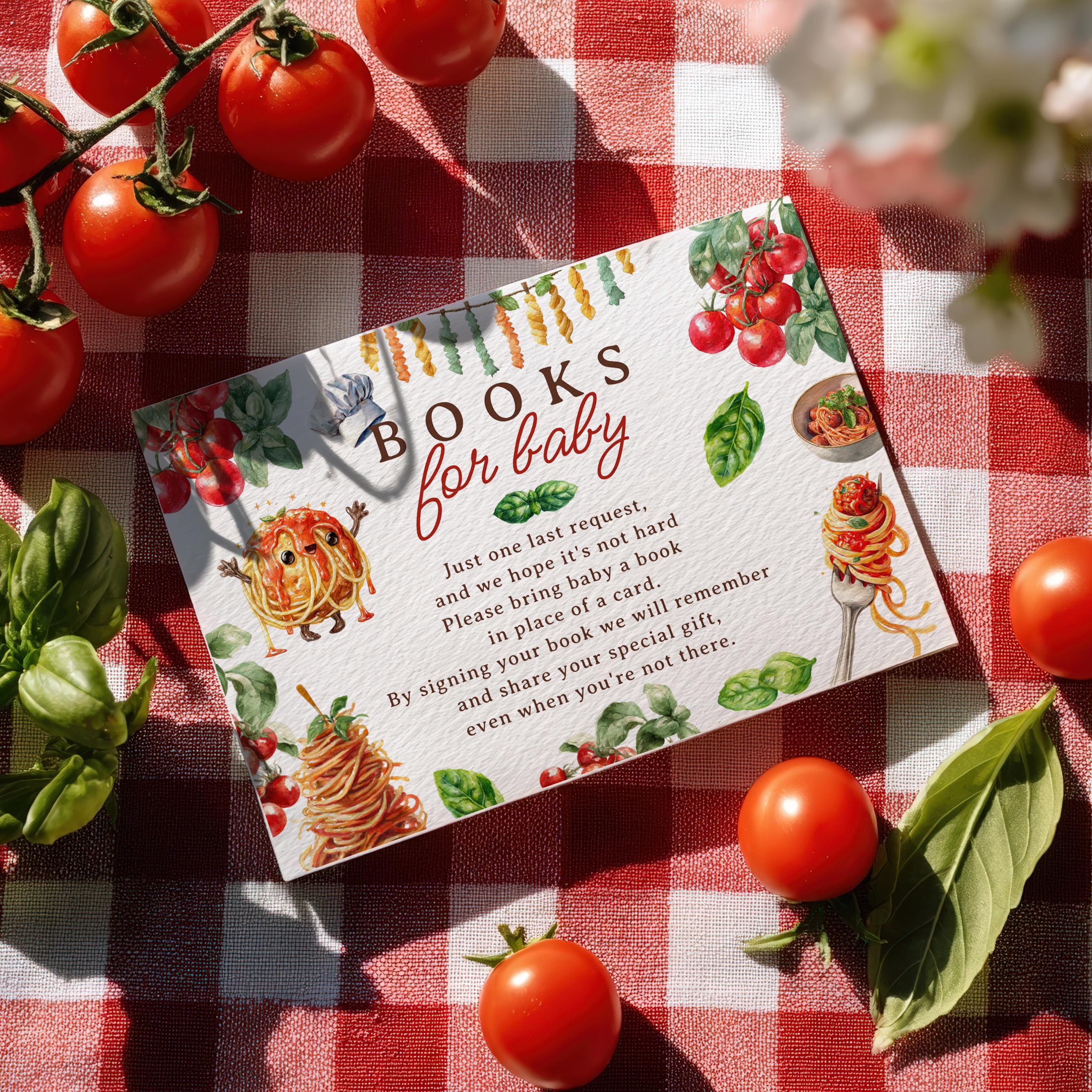 Little Meatball Baby Shower Mini Bundle: Italian Pasta Invitation ...