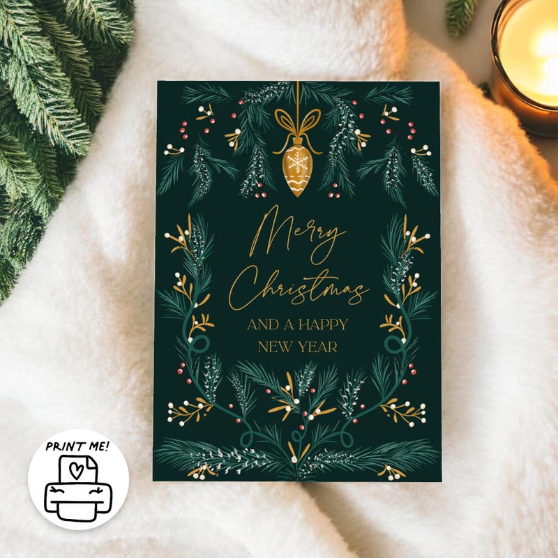 New Year Cards - Etsy