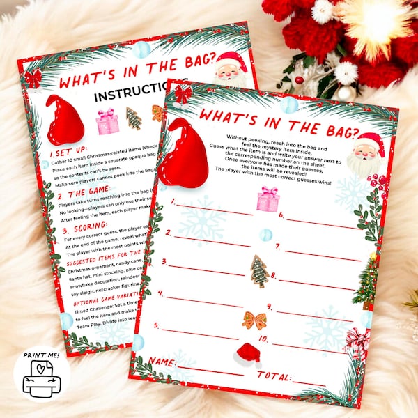 Christmas Game - Etsy