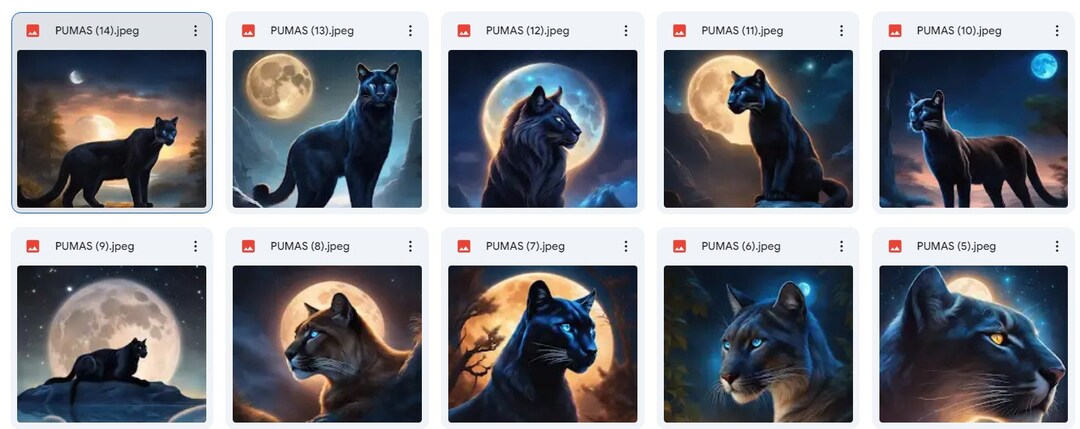 Puma Art Bundle for Laser Engraving, 3D Illusion Patterns, Printable ...