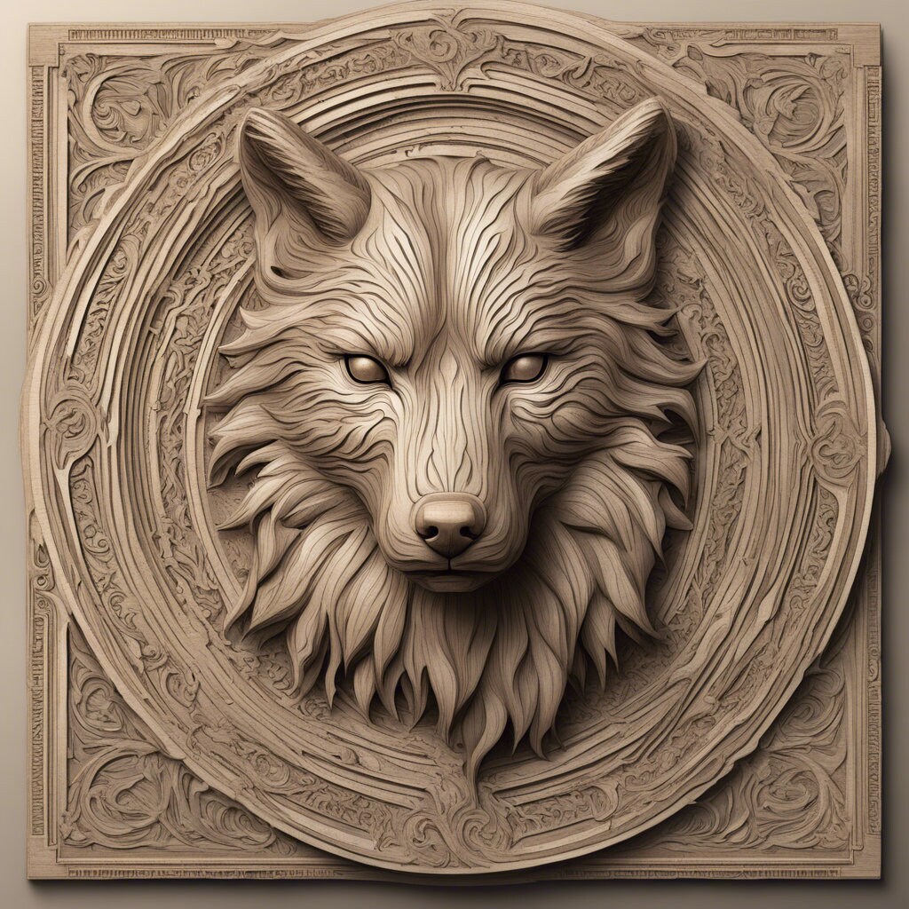 Laserburn Engrave Files Wooden Wolf Bundle 3D Laser Illusion Engraving ...