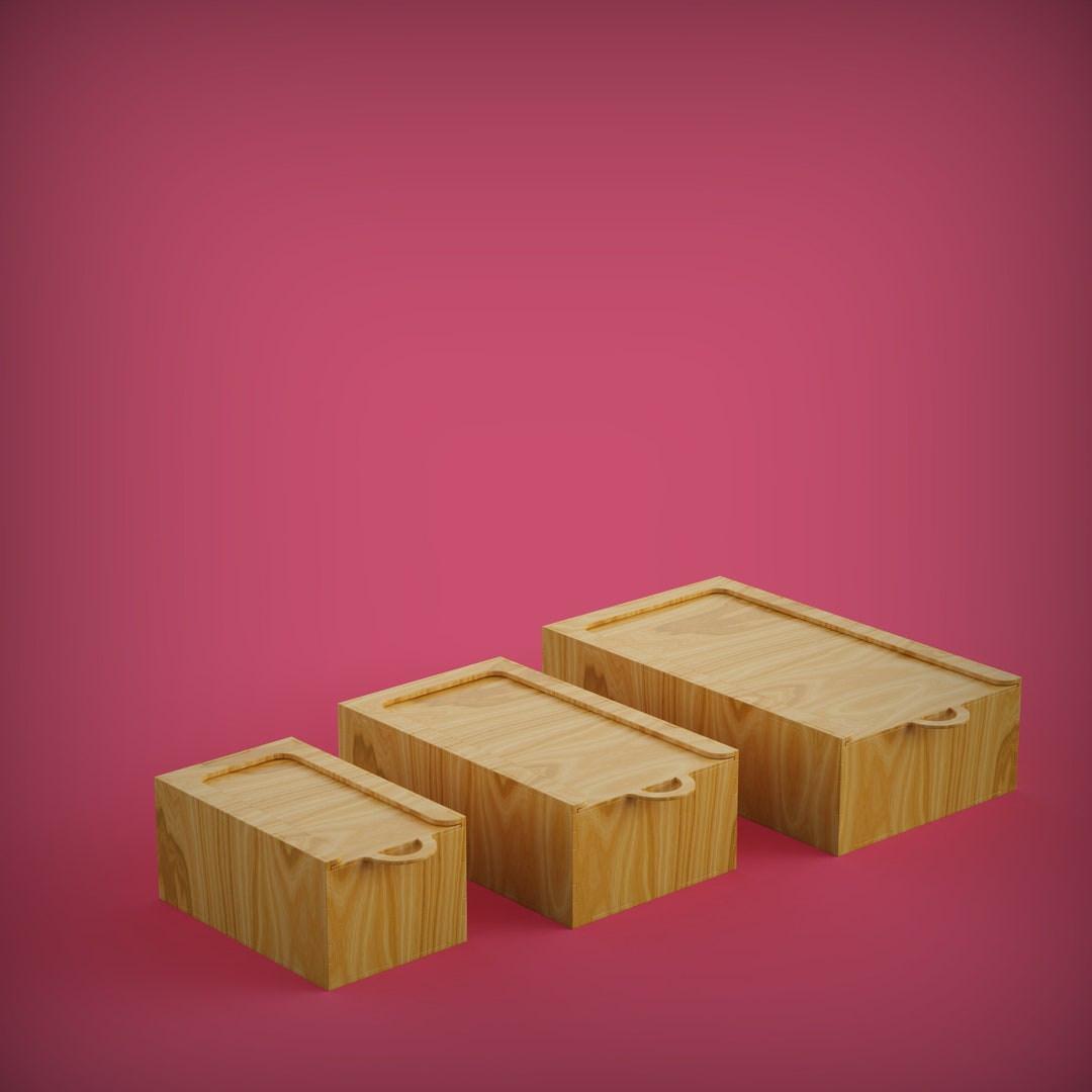 Laser Cut SVG Bundle Boxes , Digital Download for Glowforge, Lasercut ...