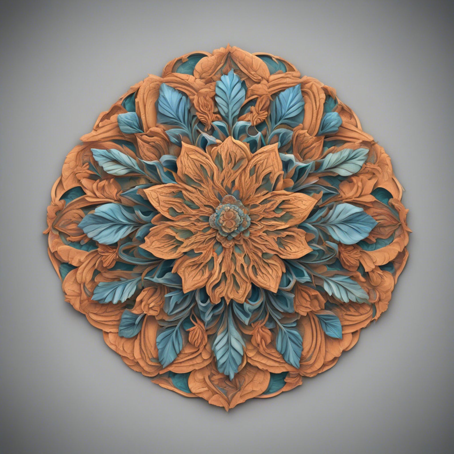 Colorfull Mandalas V1 Bundle PNG Art Files for Laser and 3D Engraving ...