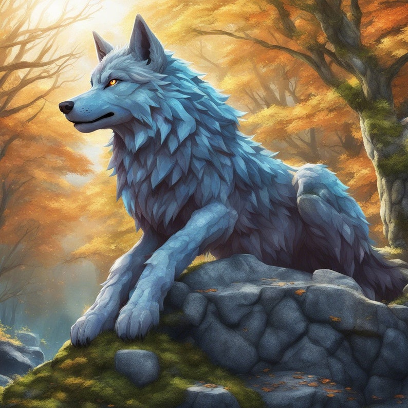 Stone Wolves PNG Art Files for Laser and 3D Engraving Patterns, Png Art ...