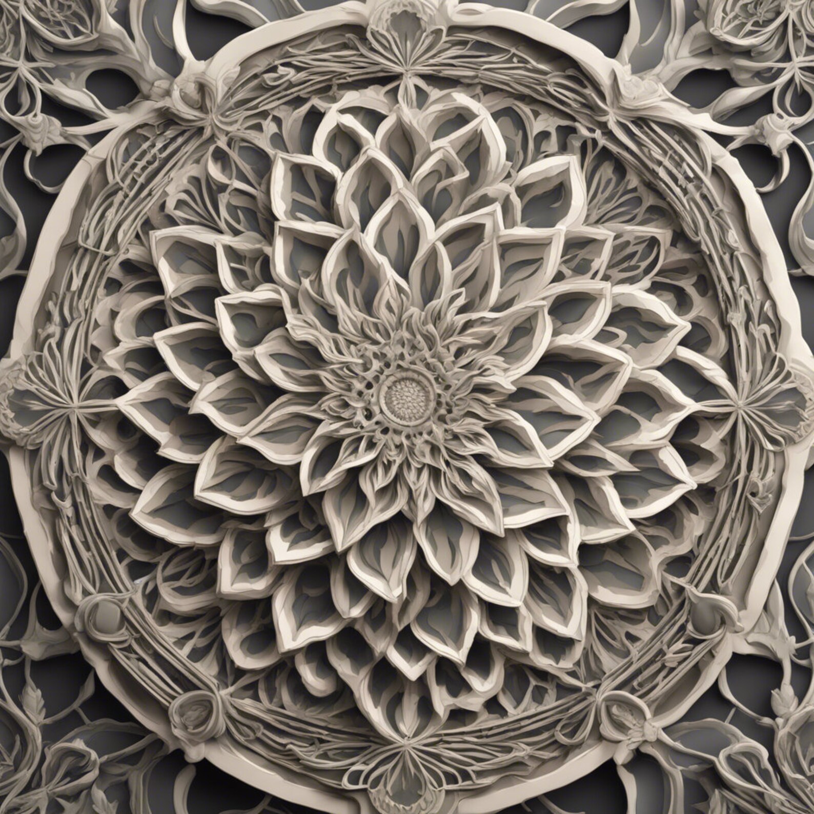 Colorfull Mandalas V1 Bundle PNG Art Files for Laser and 3D Engraving ...