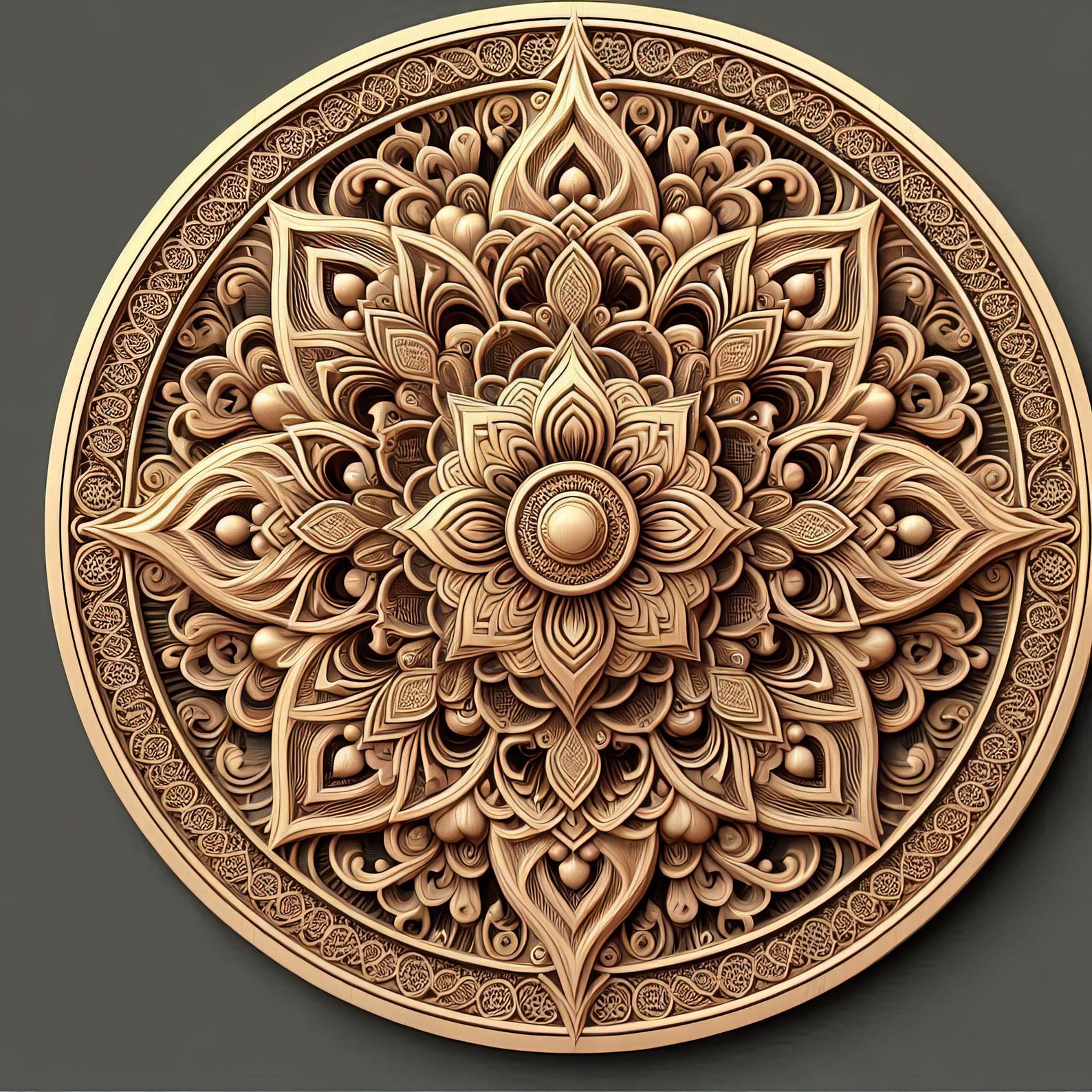 Laserburn Engrave Files Mandala Coasters V4, Round Coasters Bundle 3D ...