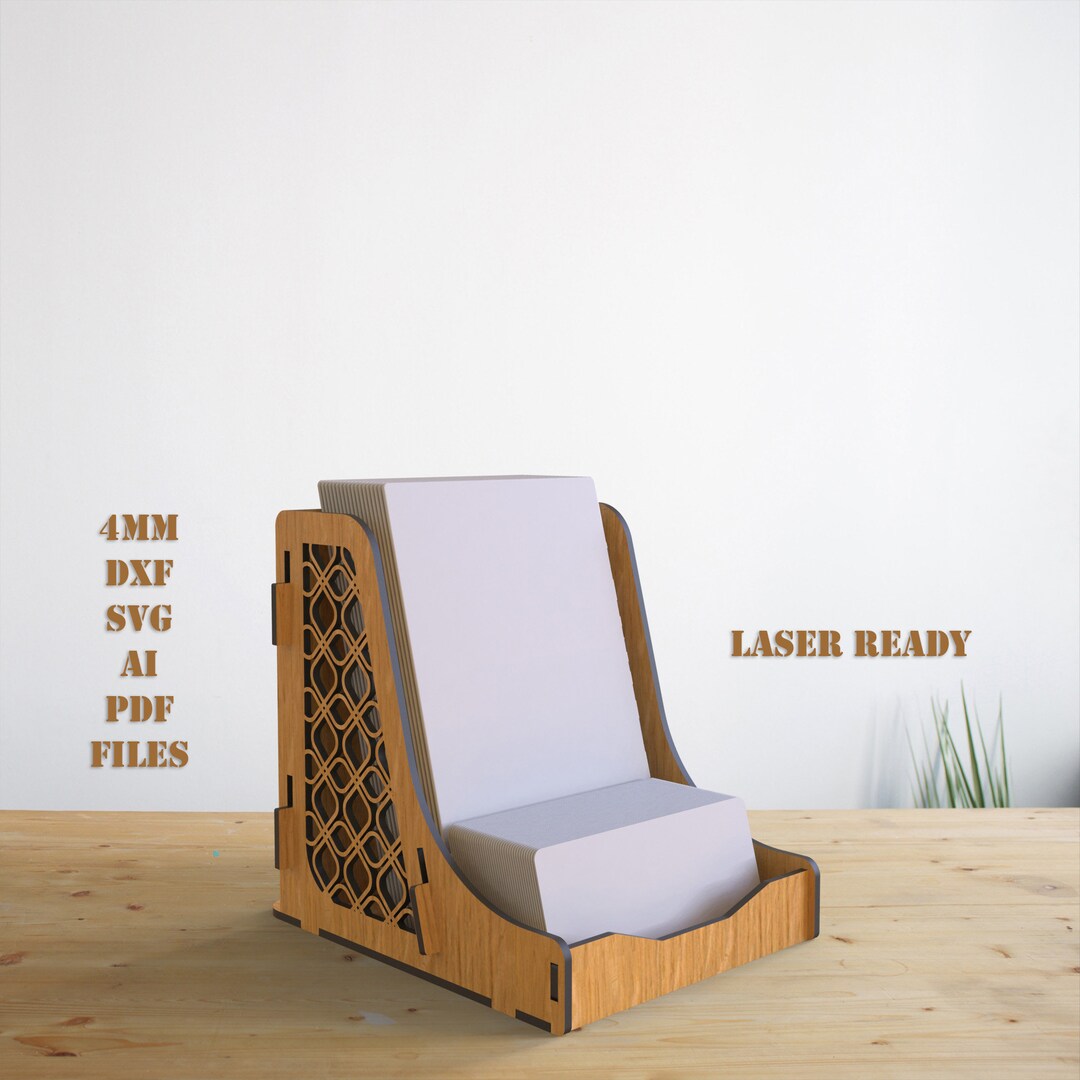 Patterned Card Holder SVG Cut Files for Glowforge, Laser Cut Project ...