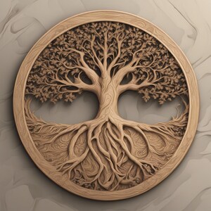 Laserburn Engrave Files Wooden Tree of Life Bundle 3D Laser Illusion ...