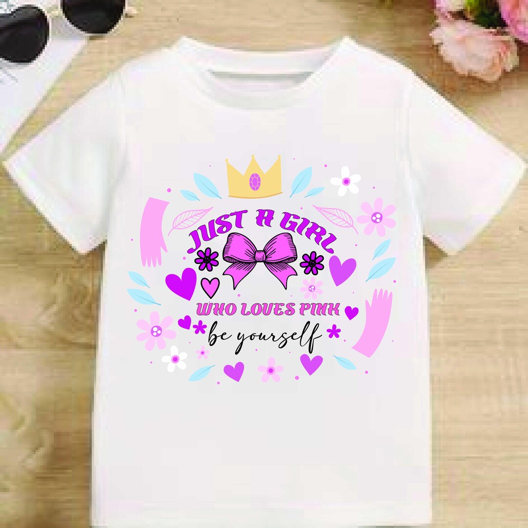 Just a Girl Who Loves Pink Svg, Girlie Design Png, Pink Lover Jpg, Pink ...