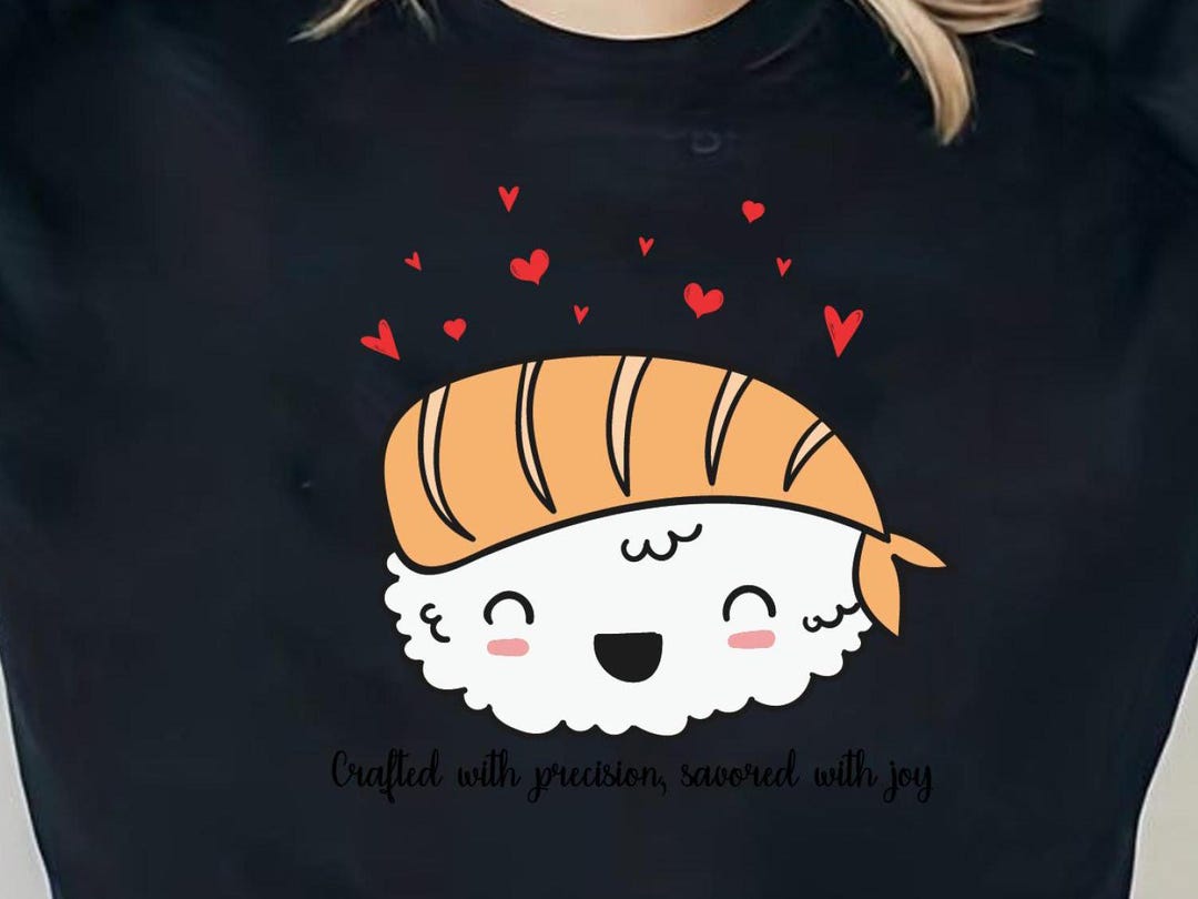 Sushi Design Svg, Kawaii Sushi Flavor Png, Cute Sushi Jpg, Sushi Lover ...
