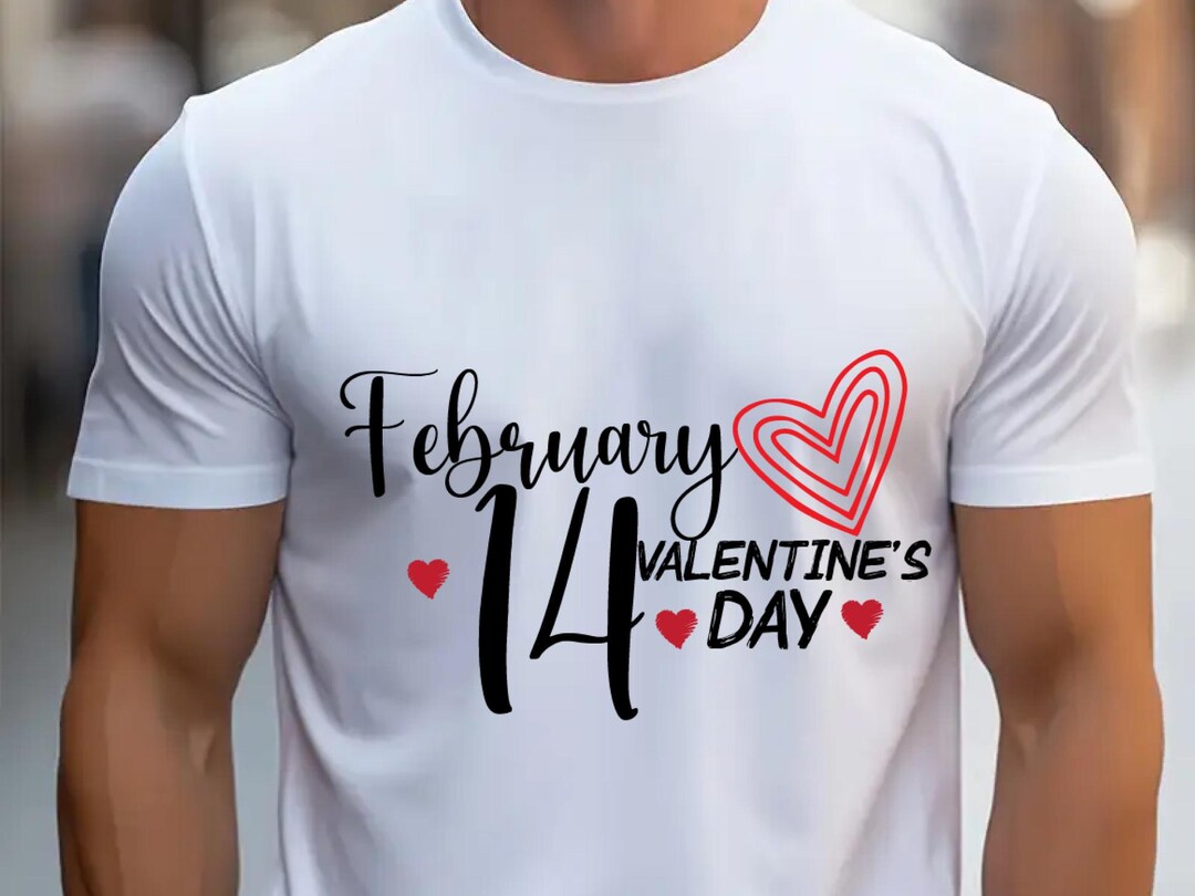 February 14 Svg, Valentine Special Png, Valentine 2025 Png, Happy ...