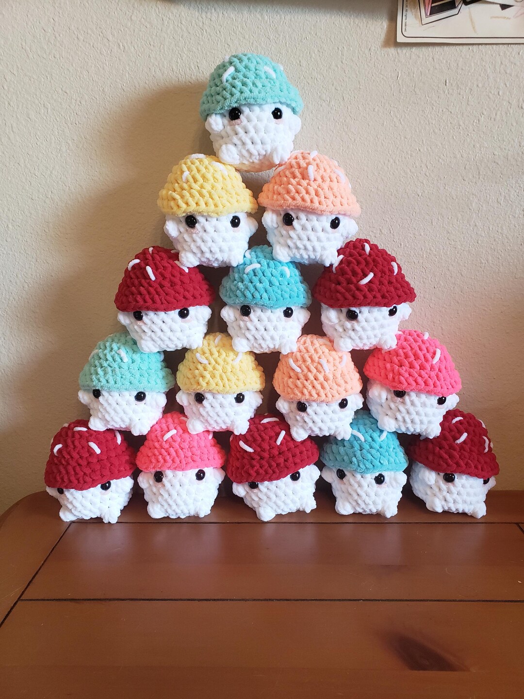 Crochet Mushy Boy Plushie - Etsy