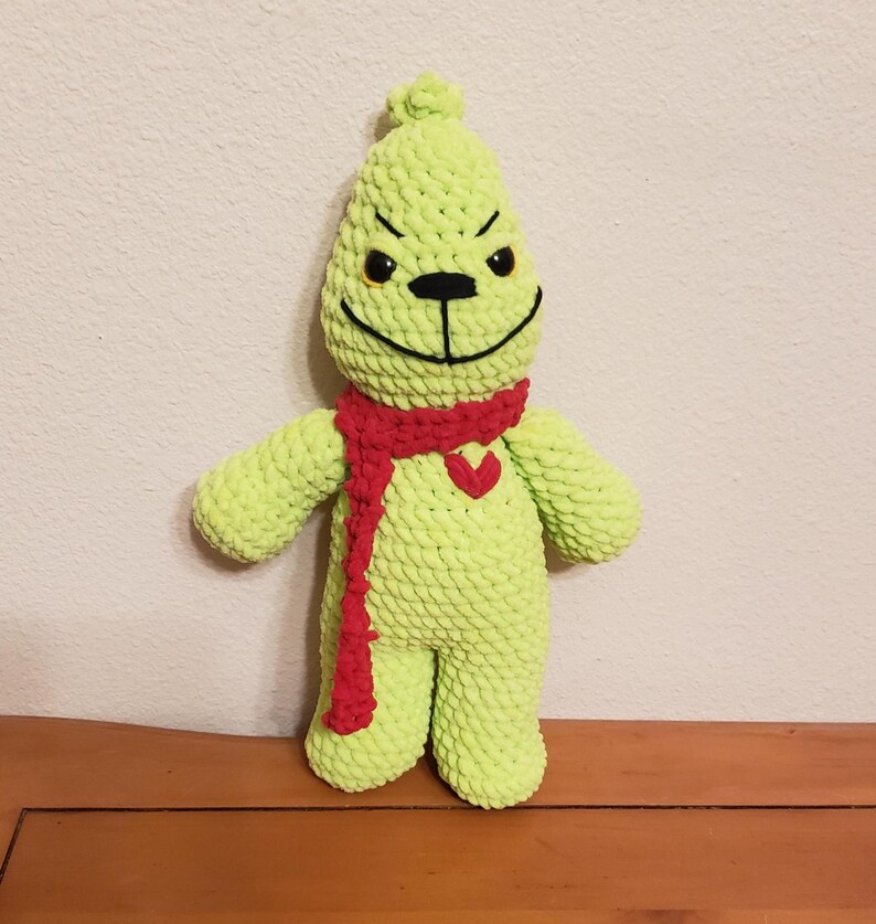 Green Meanie Crochet Plushie - Etsy
