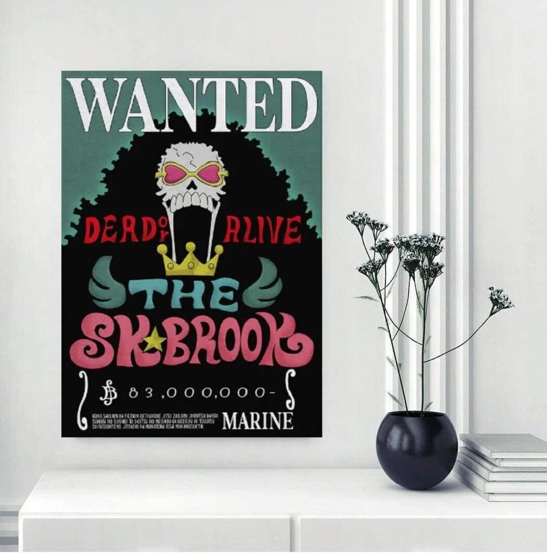 Soul King Brook Wanted Poster, One Piece Wanted, One Piece Bounty ...