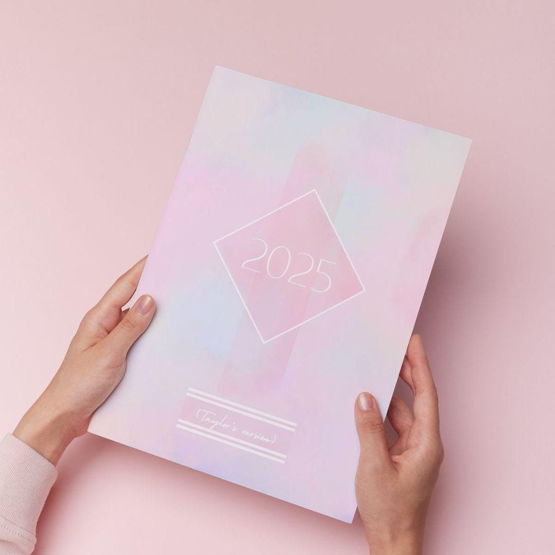 Taylor Swift Inspired Printable Digital Calendar 2025, Swiftie Online ...