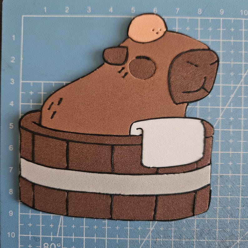 Capybara Eva Foam Fridge Magnet - Etsy