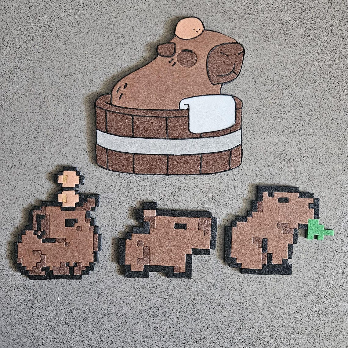 Capybara Eva Foam Fridge Magnet - Etsy