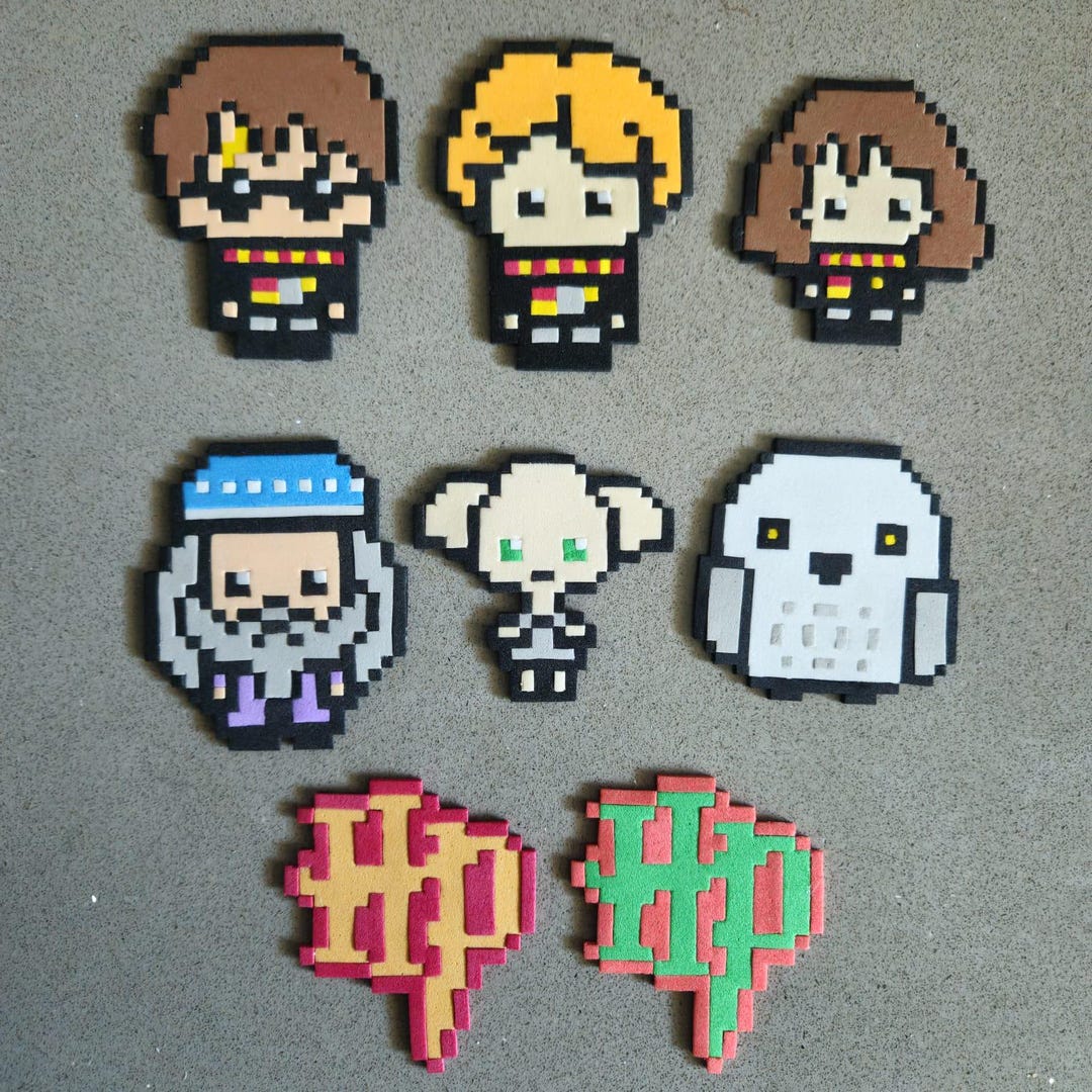Harry Potter Characters Eva Foam Fridge Magnet - Etsy