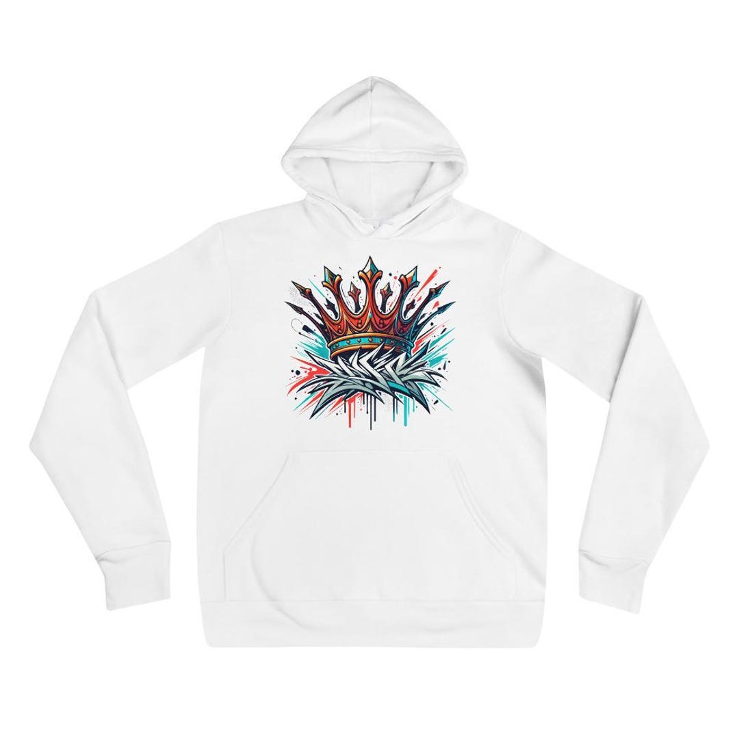 Crown Majestic Graffiti Art Hoodie - Etsy