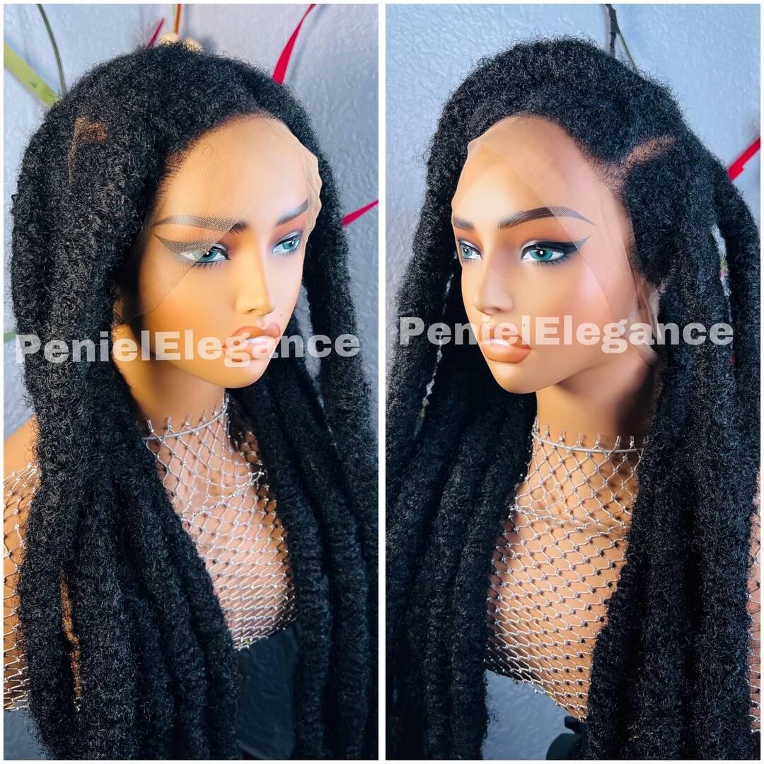 Locs Braided Wig, Braided Wig, Soft Locs, Full Lace, Dread Locs Wig ...