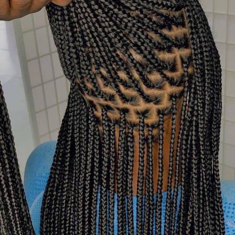 Short Braided Cornrow Wigs - Etsy