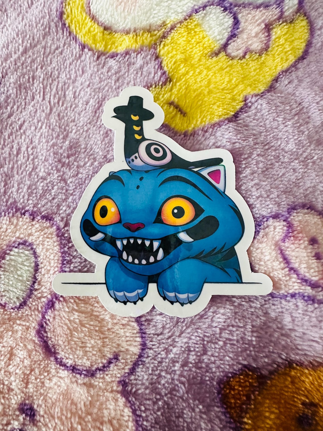 Kpop Demon Hunter Derpy Tiger Inspired Stickers - Etsy