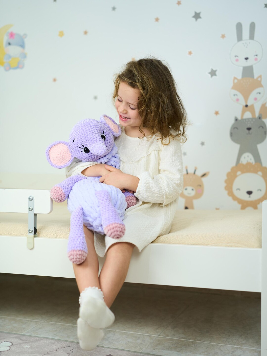 Oversized Crochet Elephant Pajama Bag – Handmade Amigurumi Plush Toy ...