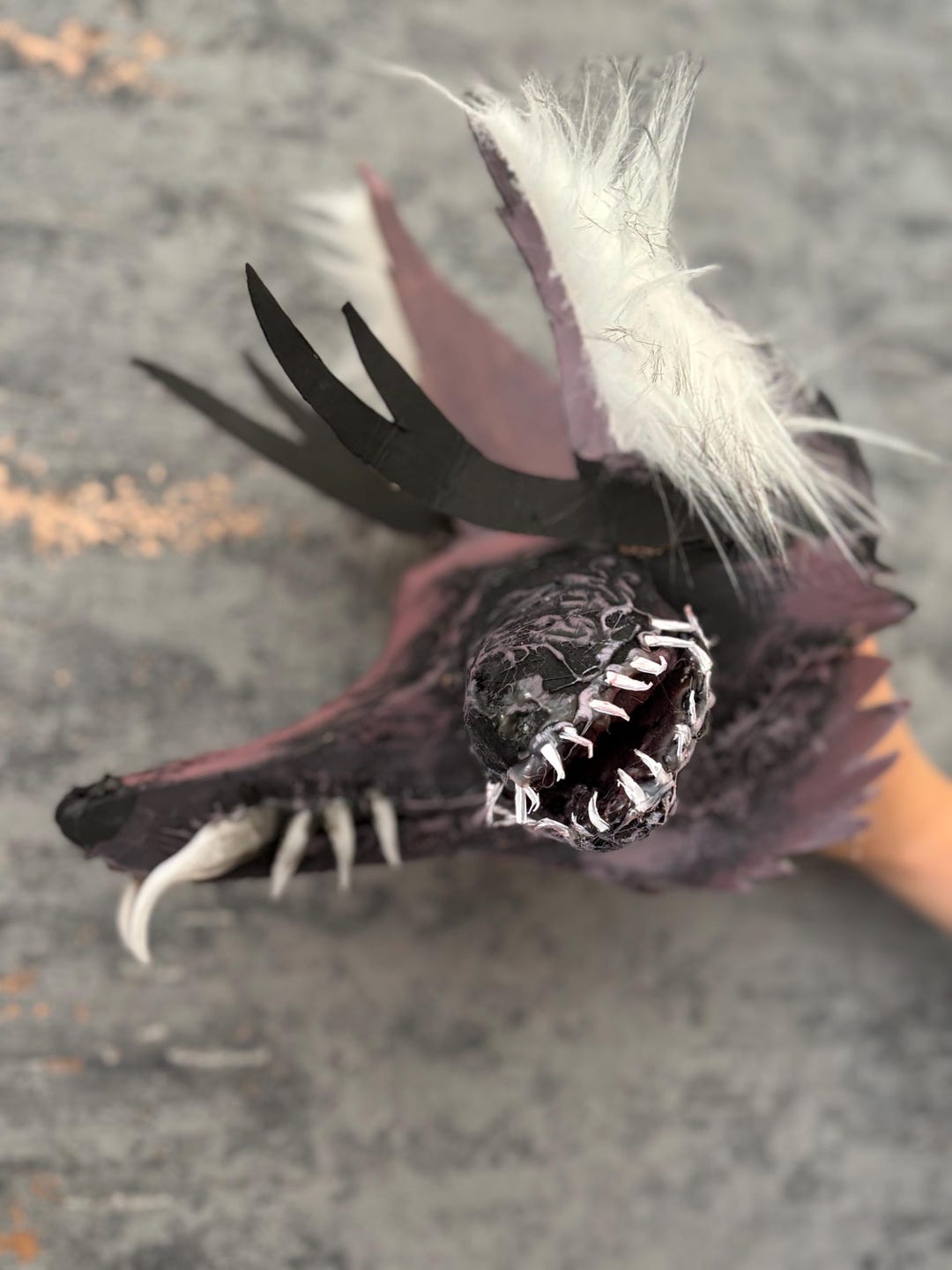 Demonic Fox Parasite Dragon Puppet - Etsy UK