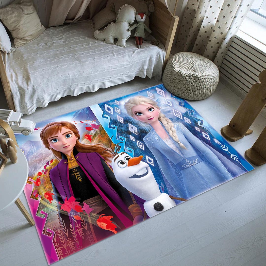 Elsa Rug, Frozen Rug, Anna Rug, Kids Rug,personalized Rug,custom Rug ...