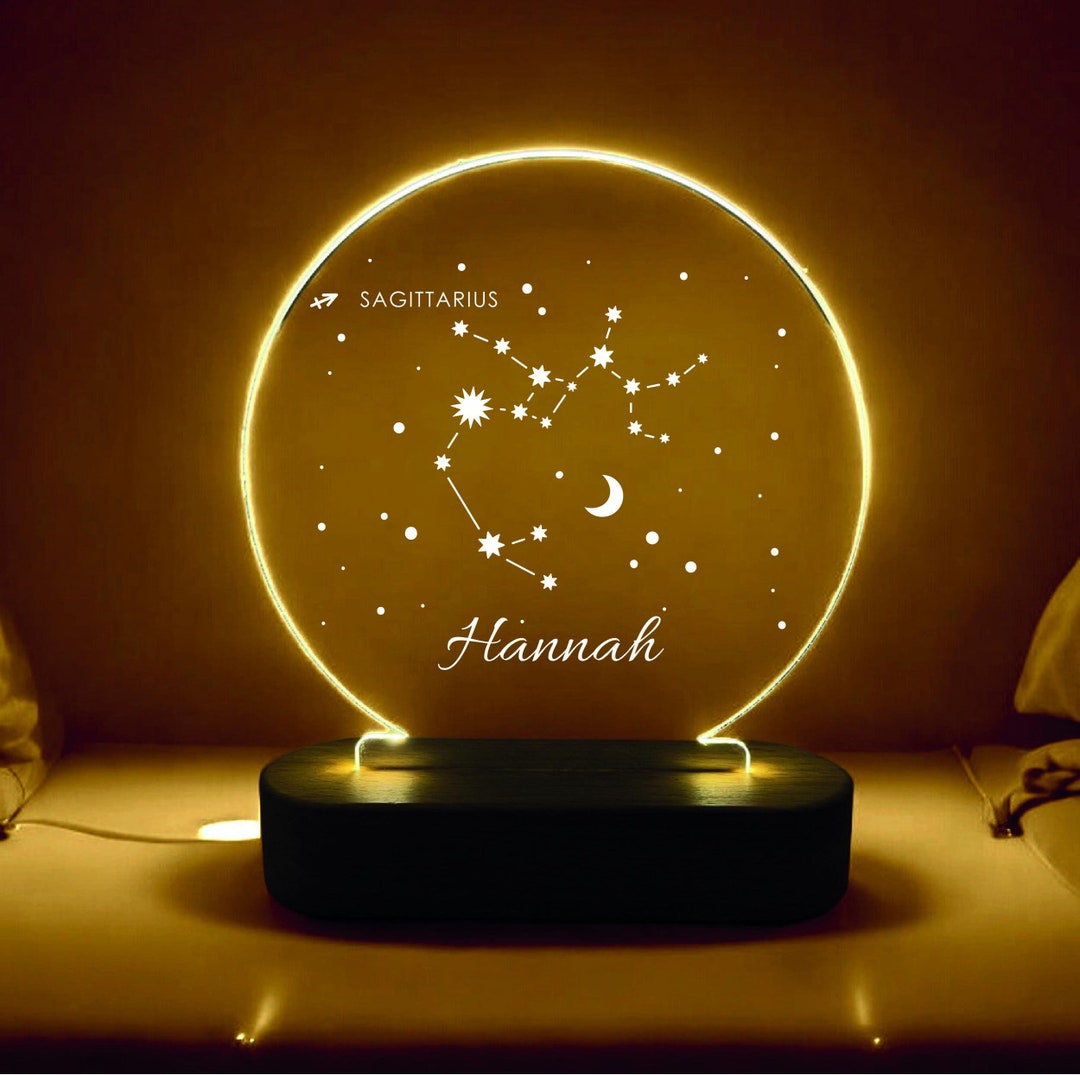 Horoscope Birthday Gift,astrology Night Light,,horoscope Constellation ...