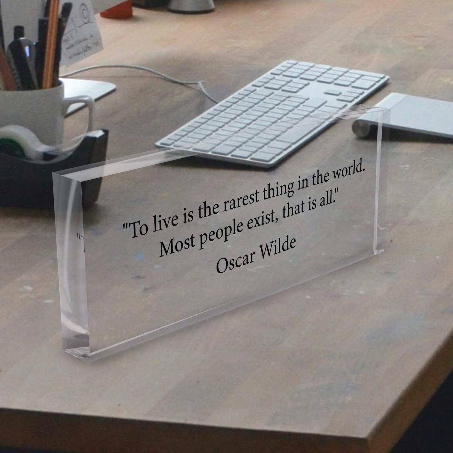 Custom Quote Acrylic Plaque, Personalized Quote Sign, Motivational ...