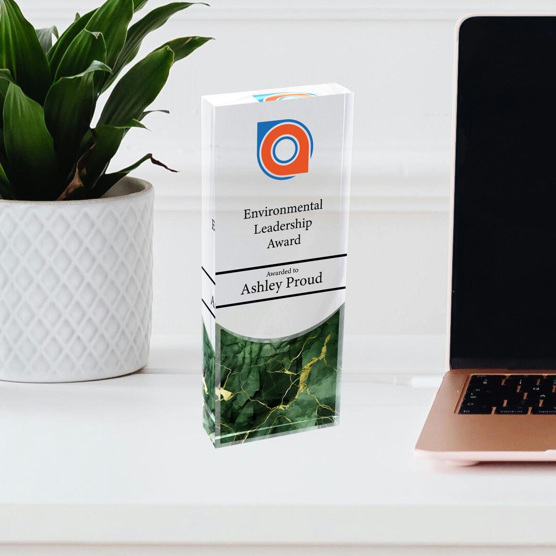 Leadership Excellence | Personalized Acrylic Plaque | Custom Engraved ...