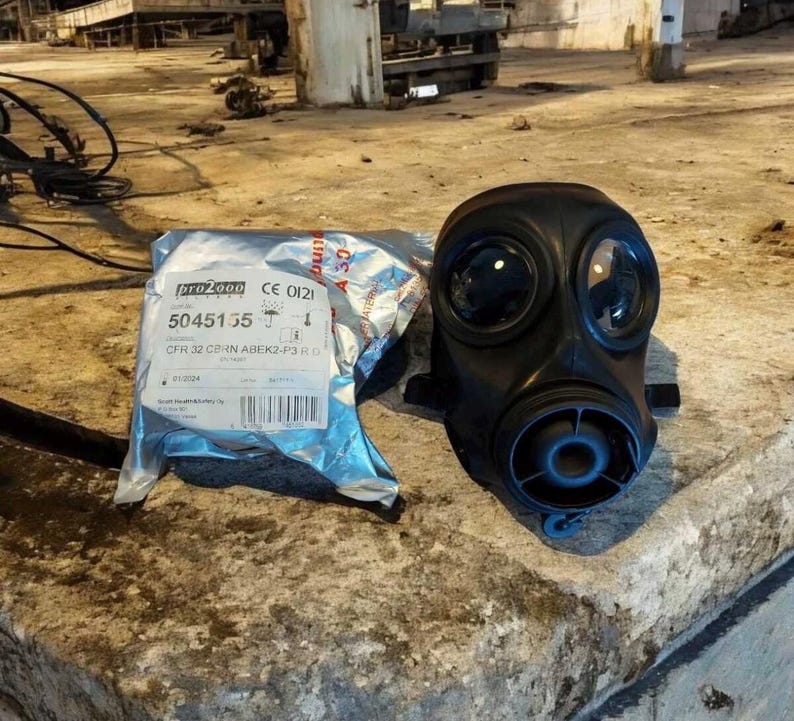 Avon FM10 Gas Mask + Scott Pro 2000 CBRN Filter – Full Face Respirator ...