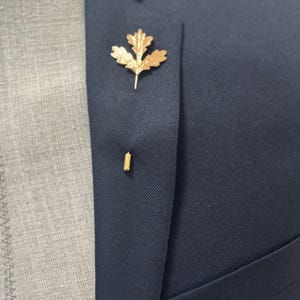 Maple Leaf Lapel Pin for Men, Wedding Groomsmen Boutonniere, Men Suit ...