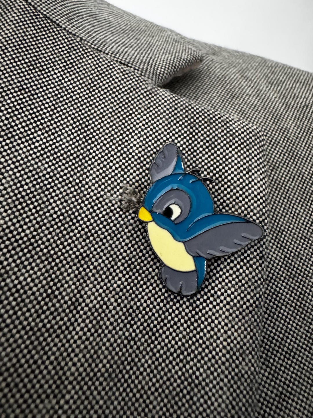 Blue Bird Brooch – Vintage Style Bird Lapel Pin - Etsy