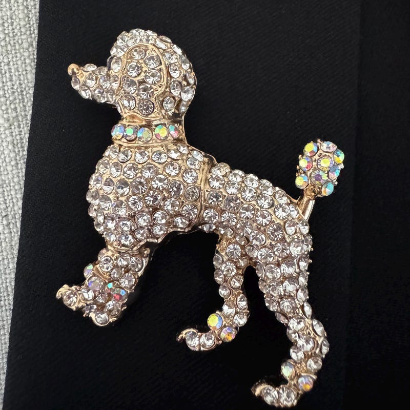 Poodle Brooch - Etsy