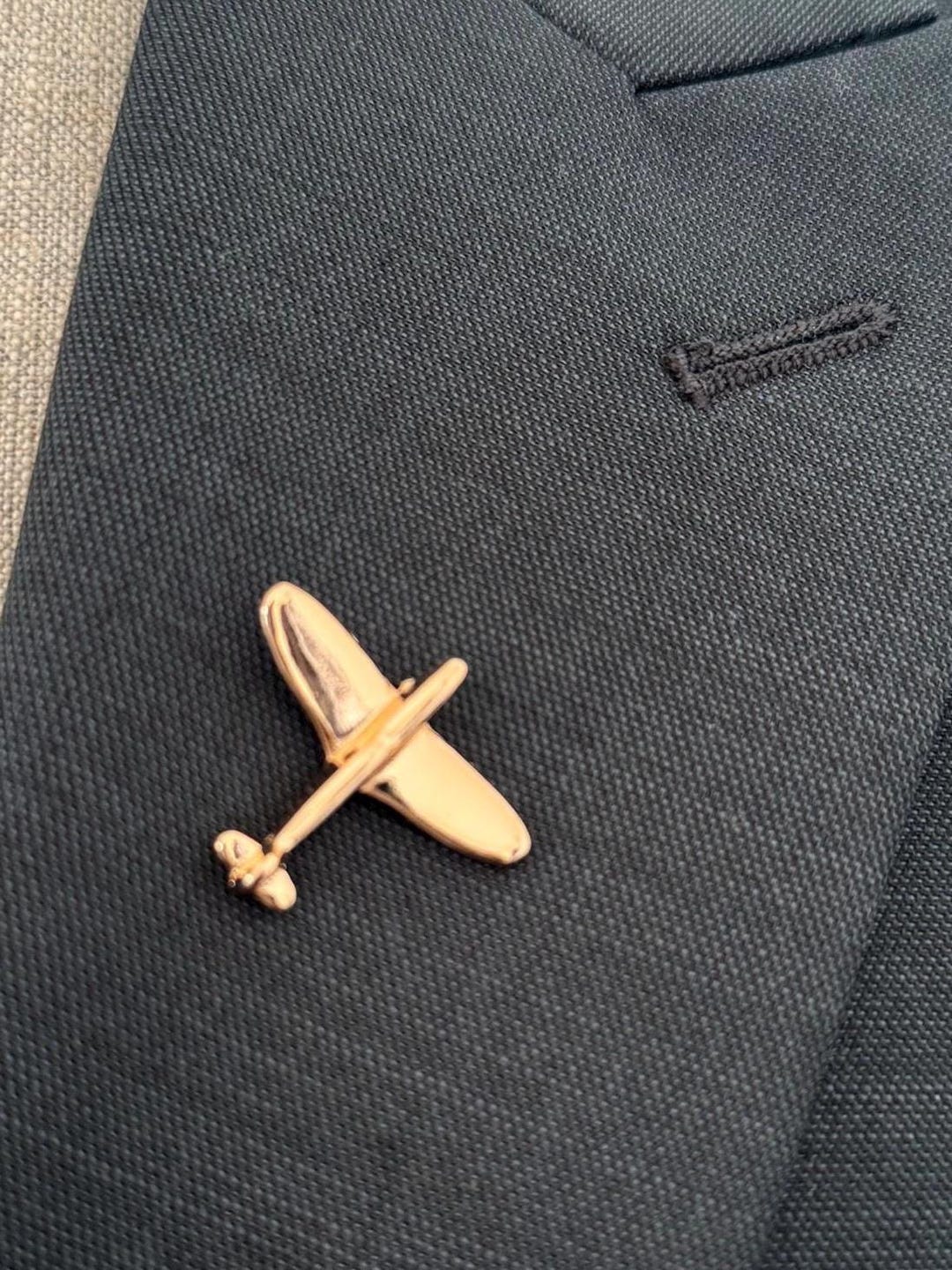 Airplane Lapel Pin: US Airforce Brooch, Flight Attendant Gift - Etsy