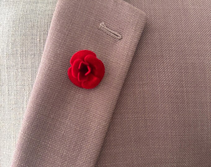 Beaded Red Dress Pin - Etsy Canada