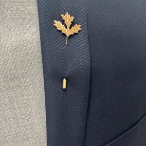 Maple Leaf Lapel Pin for Men, Wedding Groomsmen Boutonniere, Men Suit ...