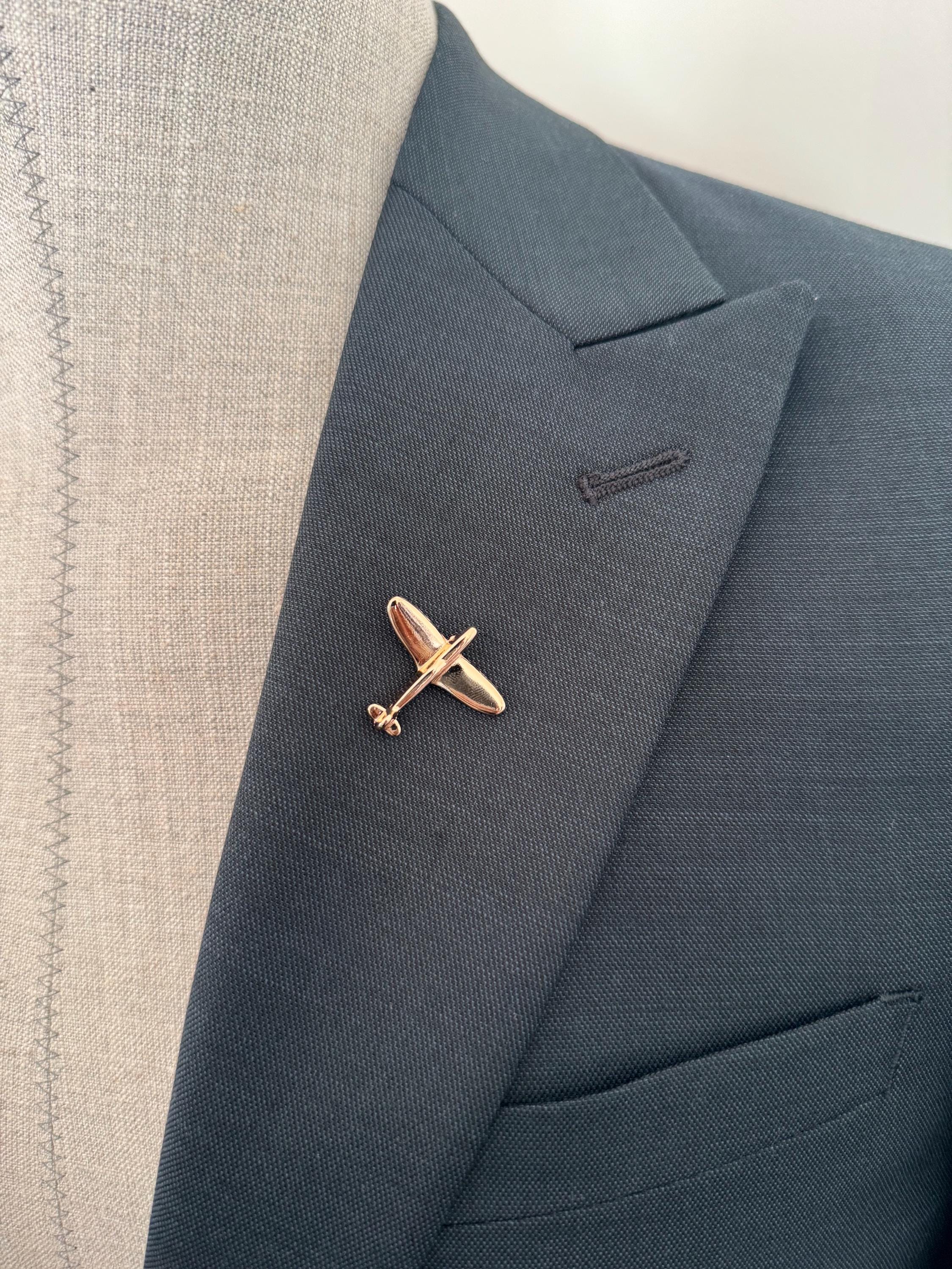 Airplane Metal Lapel Pin for Men, US Airforce Pin, Flight Attendant ...