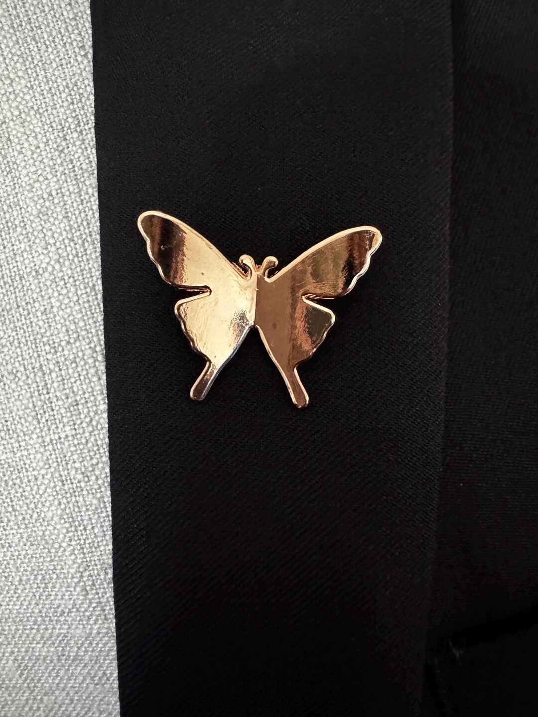 Gold Butterfly Brooch Pin, Minimalist Butterfly Lapel Pin, Elegant ...