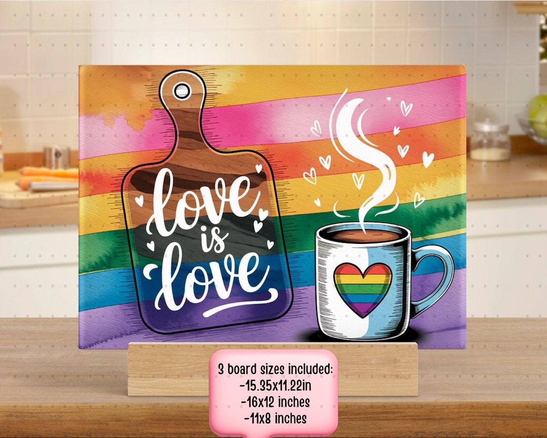 Pride Cutting Board PNG Sublimation Design, Inclusivity Everyone is ...