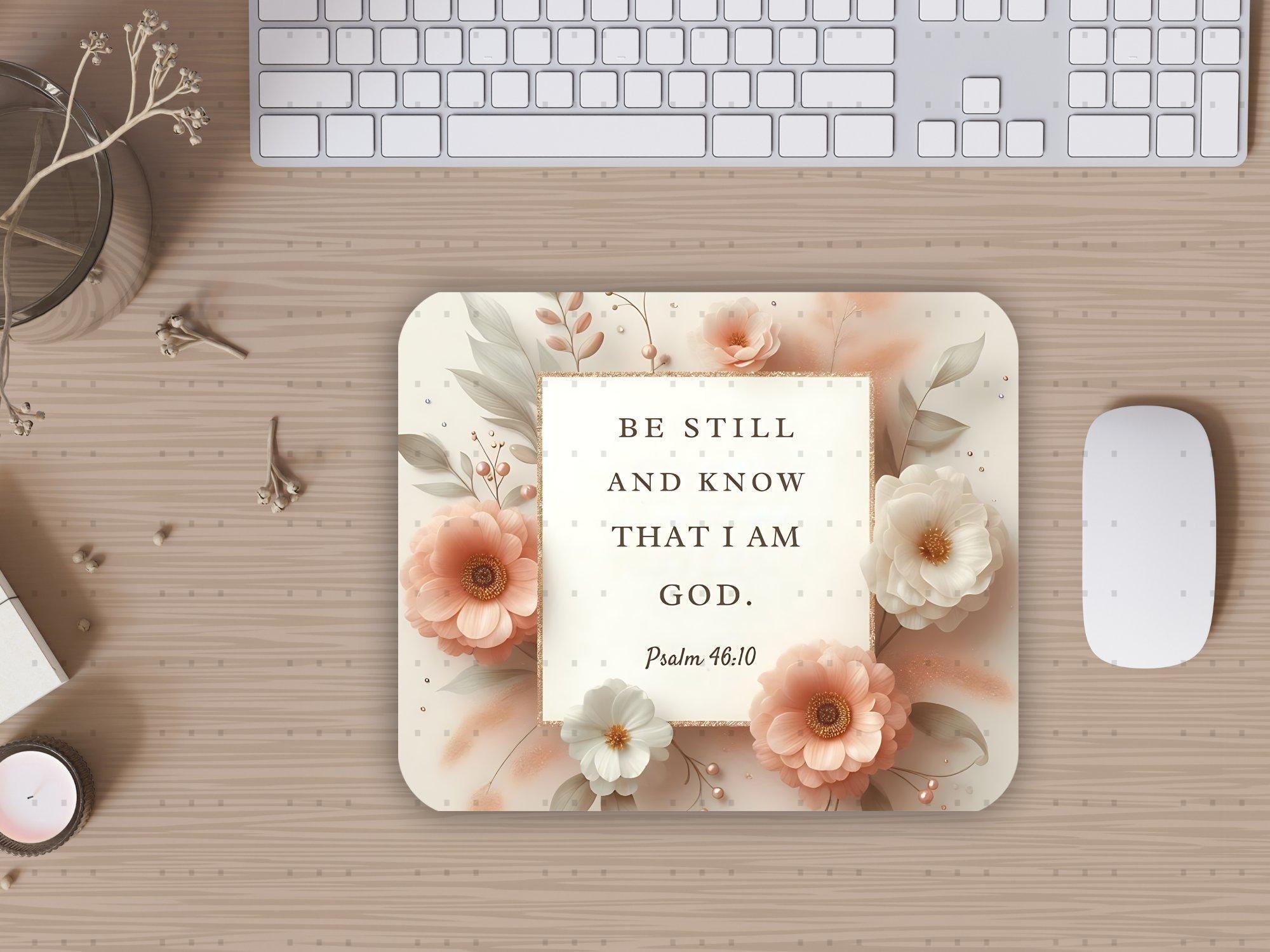 Christian Faith Mouse Pad Sublimation PNG Design, God Religious Bible ...