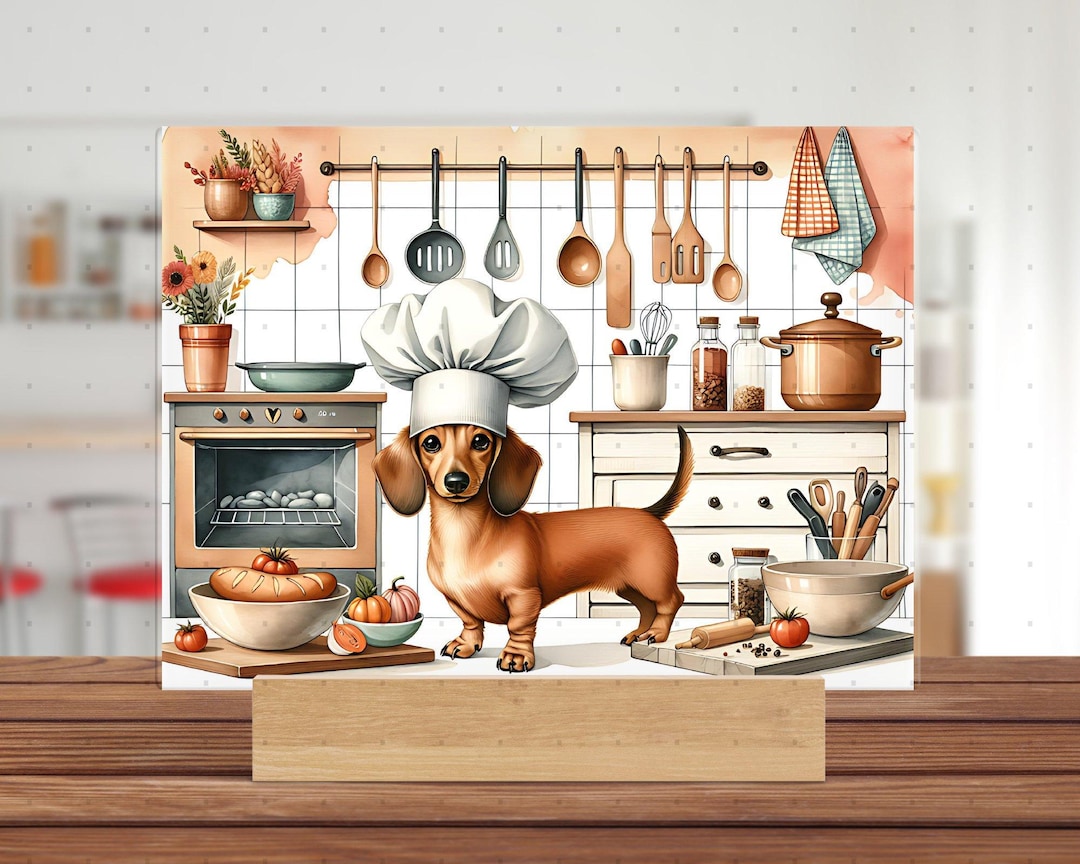 Dachshund Dog Cutting Board PNG SVG Sublimation, Dachshund Weiner Dog ...