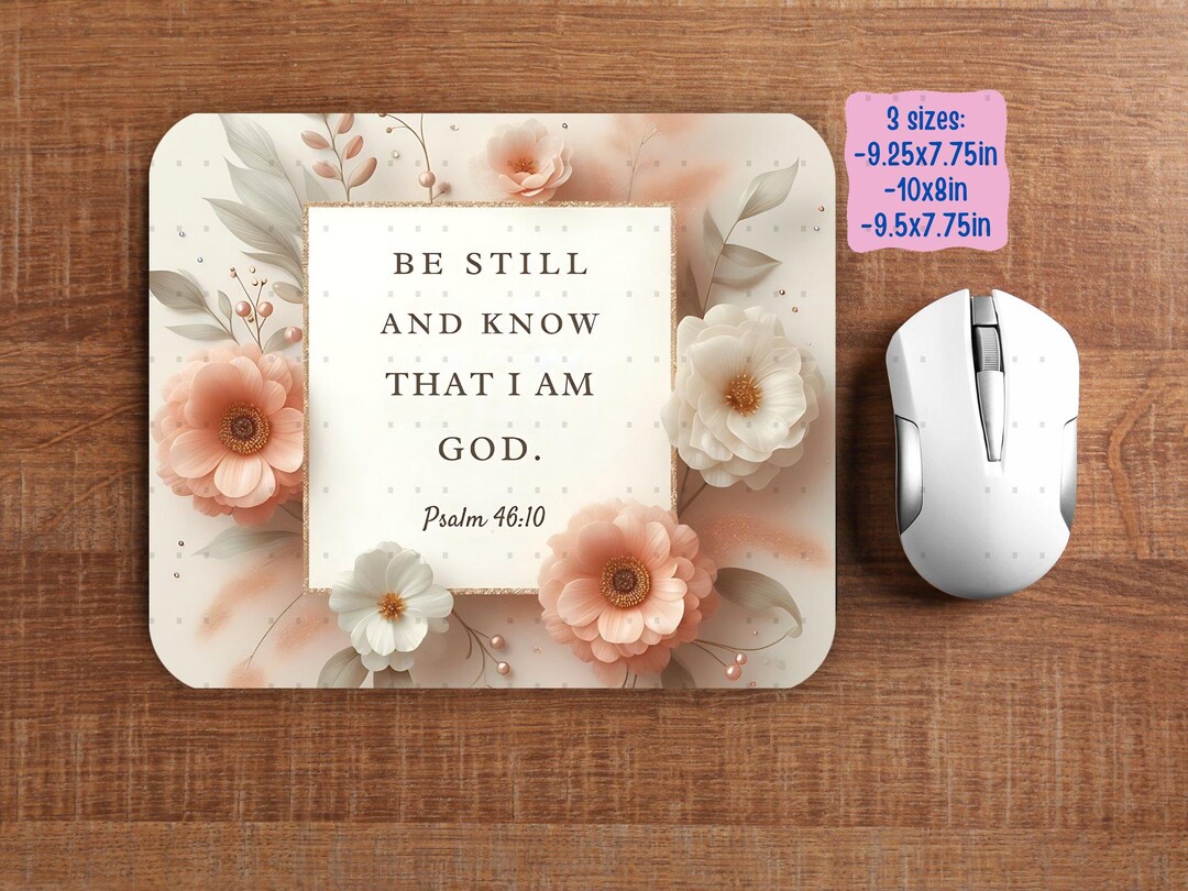 Christian Faith Mouse Pad Sublimation PNG Design, God Religious Bible ...