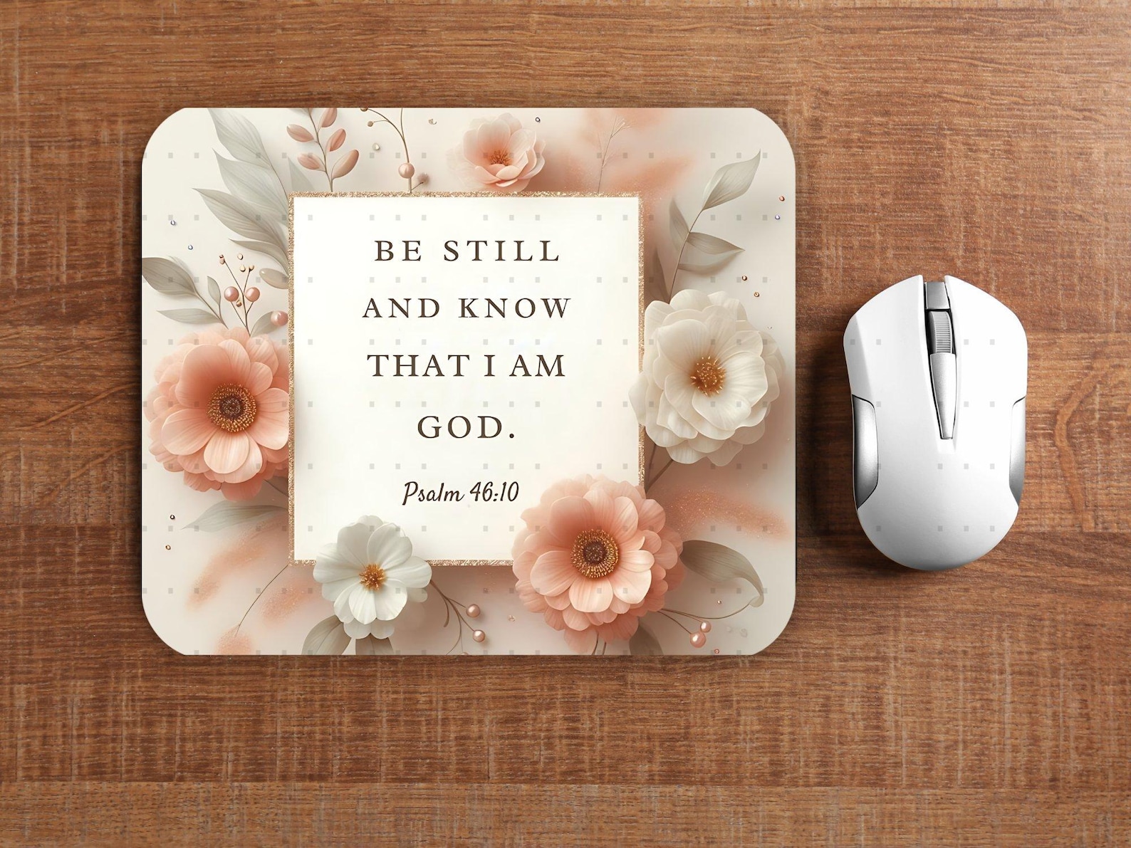 Christian Faith Mouse Pad Sublimation PNG Design, God Religious Bible ...