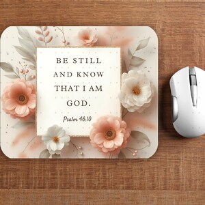 Christian Faith Mouse Pad Sublimation PNG Design, God Religious Bible ...