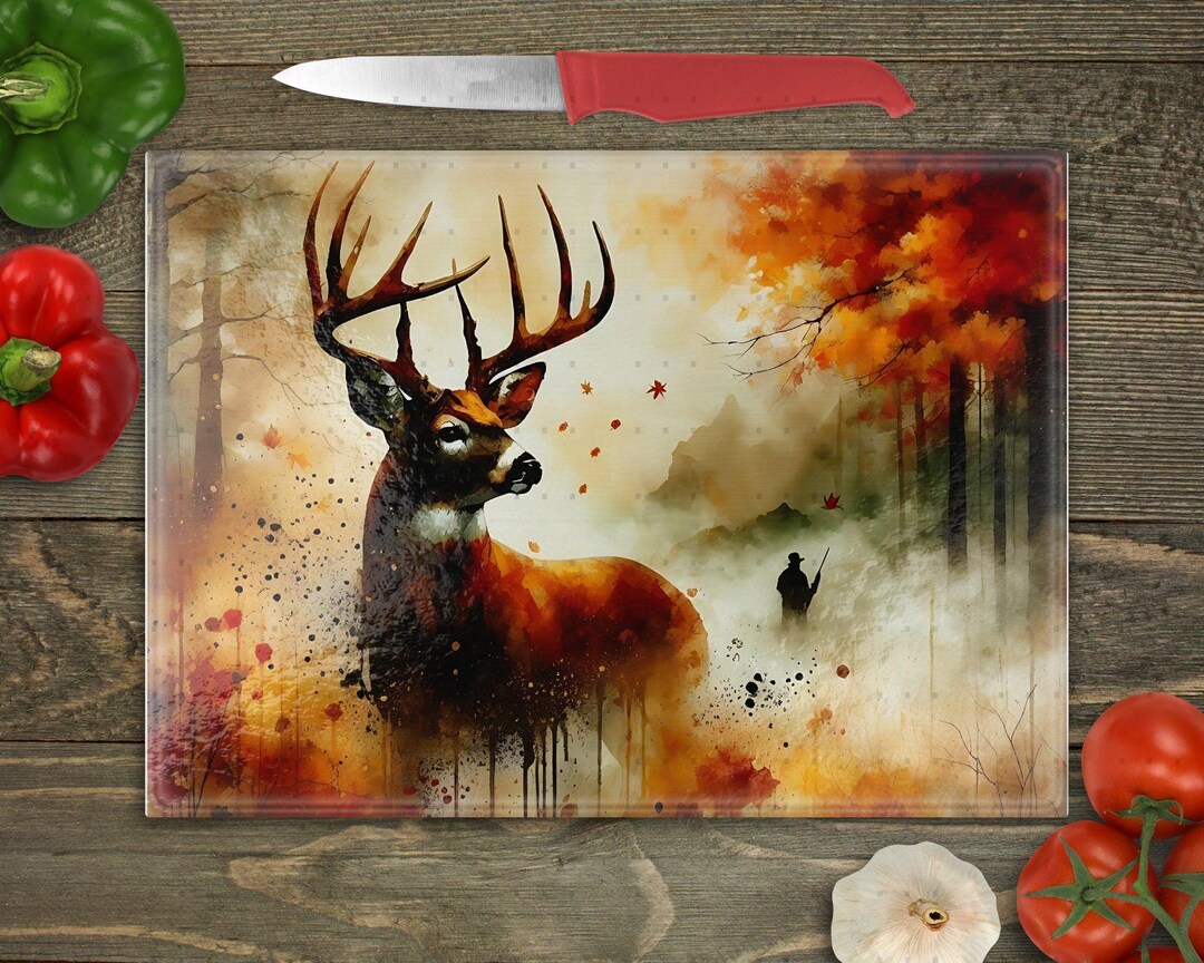 Whitetail Deer Hunting Cutting Board PNG, SVG Bundle (digital Download ...