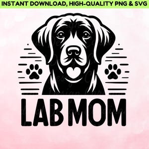 Lab Mom SVG and PNG Sublimation File for Laser Cutting Software Like ...